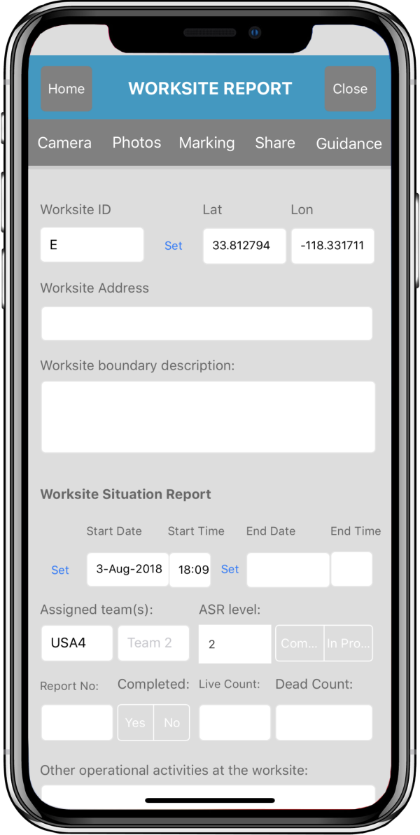 Team collaboration – Disaster Surveyor Systems, Inc.